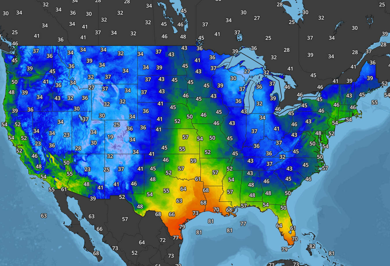 Low Temperatures – Zoomed – natgasweather