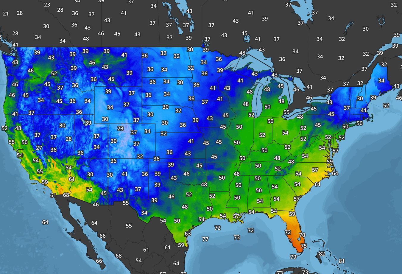Low Temperatures – Zoomed – natgasweather
